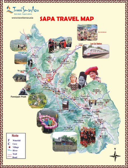 Sapa Travel Map